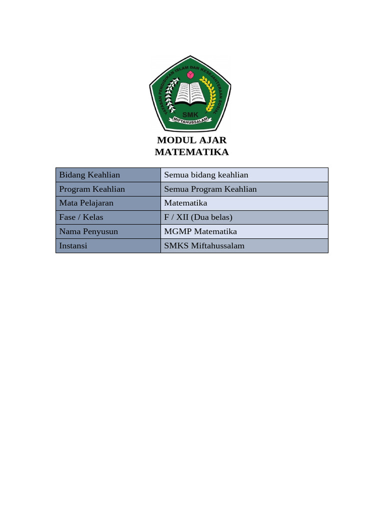 Modul Ajar Bunga Majemuk | PDF