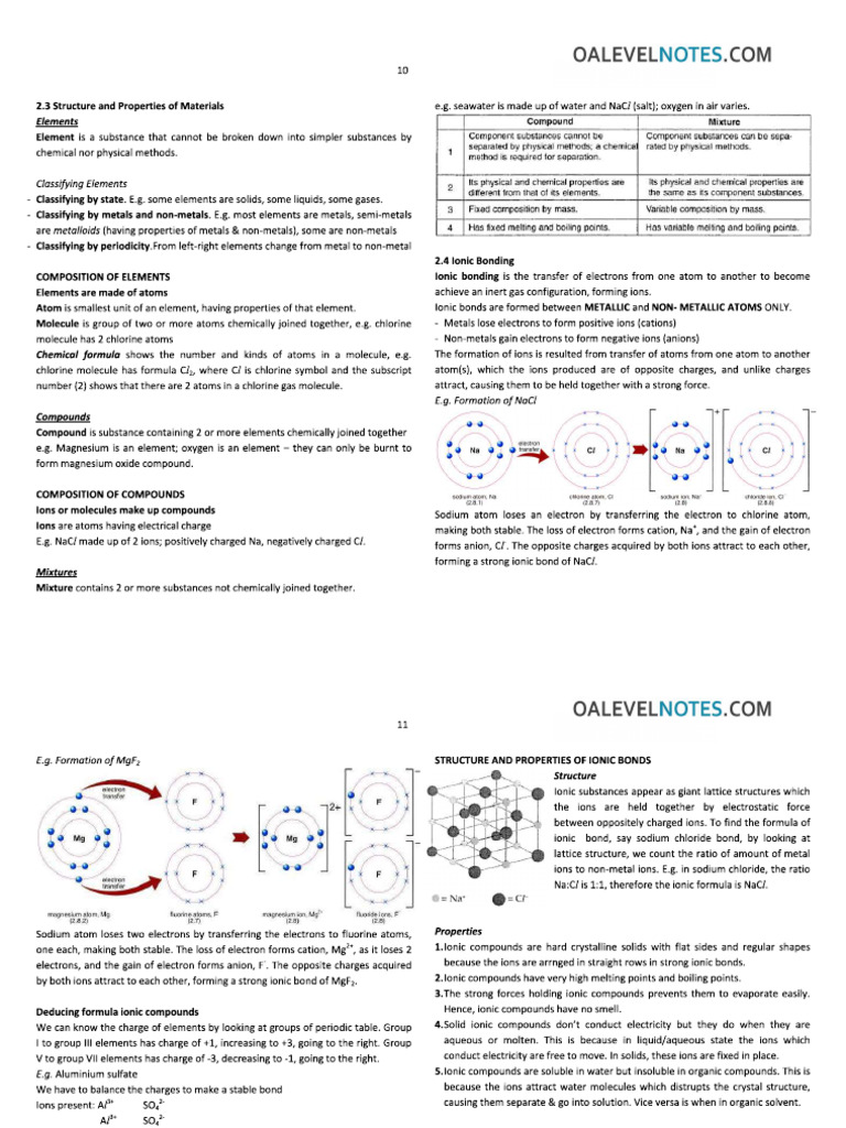 .3 Structure and Properties of Materials | PDF
