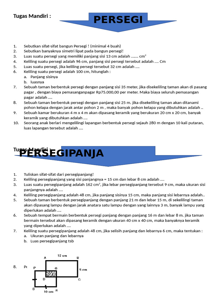 Tugas Mandiri PTS Kelas 7 | PDF