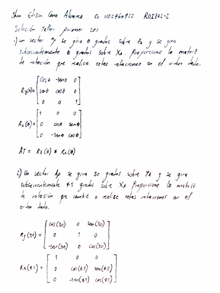 Taller 1 Robótica Pdf