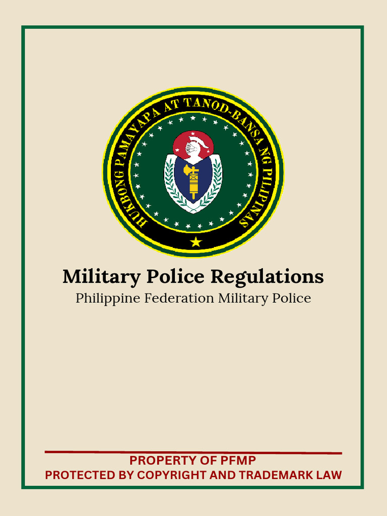 Military Police Regulations - 20240825 - 205514 - 0000 | PDF | Military ...