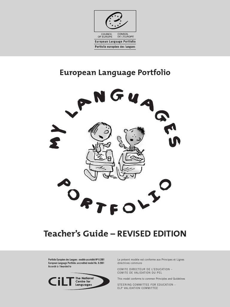 Language Portfolio-Teachers' Guide-English | PDF