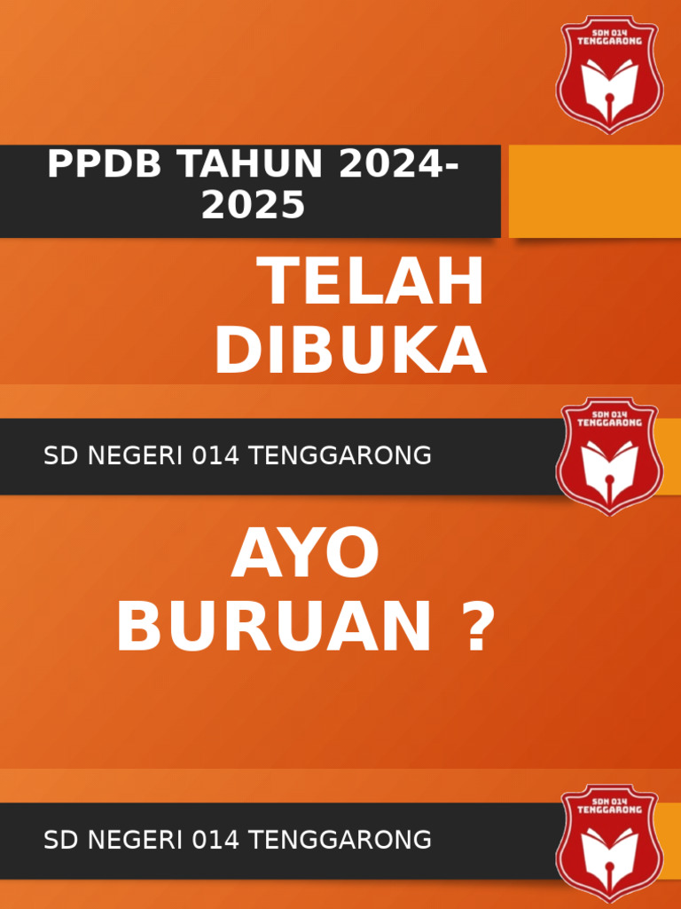 PPDB Tahun 2024-2025 | PDF