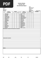 Fabric Inspection Report | PDF