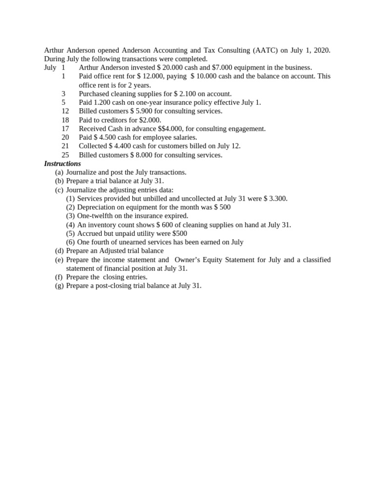 Soal Latihan Chapter 1-4 | PDF