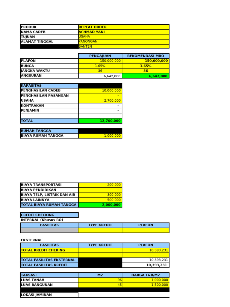 Tools Idir Dan DSR Baru | PDF
