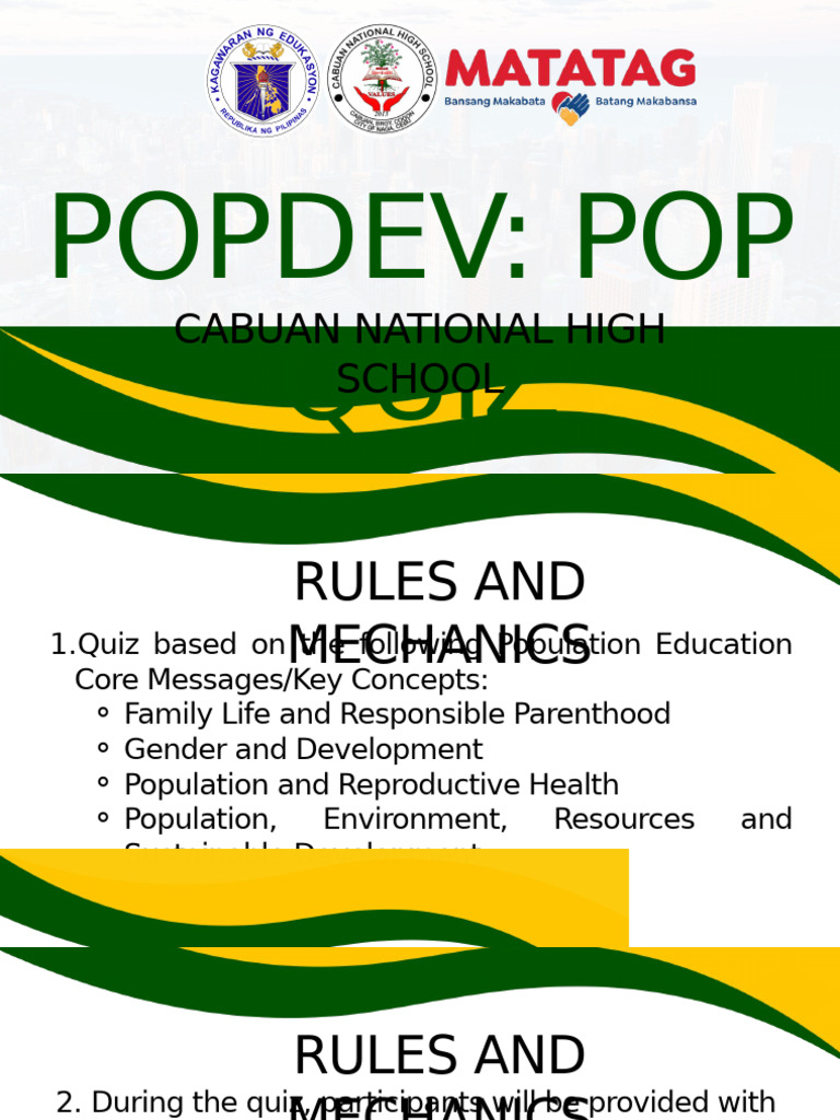 Popdev Quiz | PDF