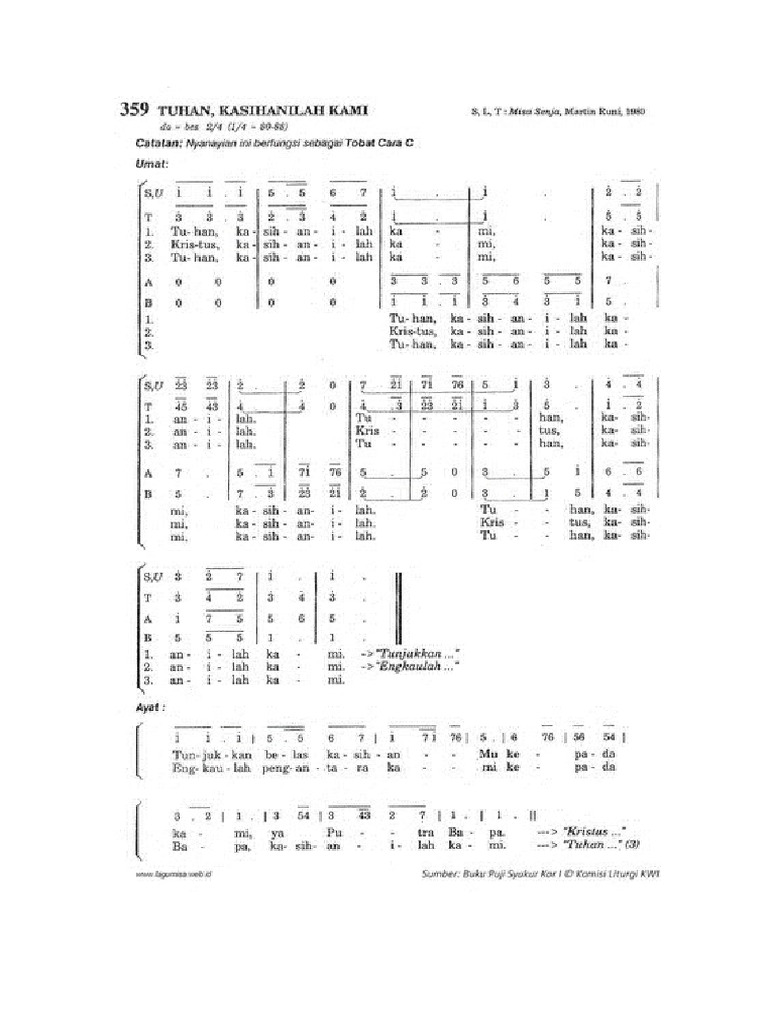Lagu-Lagu Madah Bakti | PDF