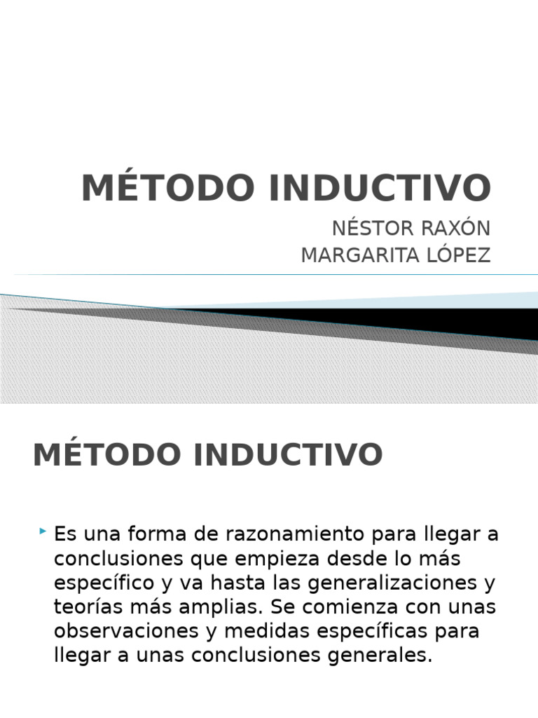 Método Inductivo | PDF