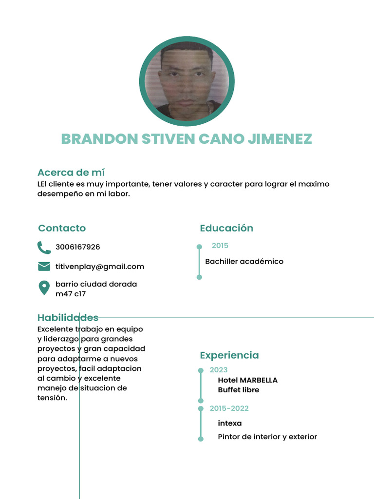 Brandon Stiven Cano Jimenez | PDF