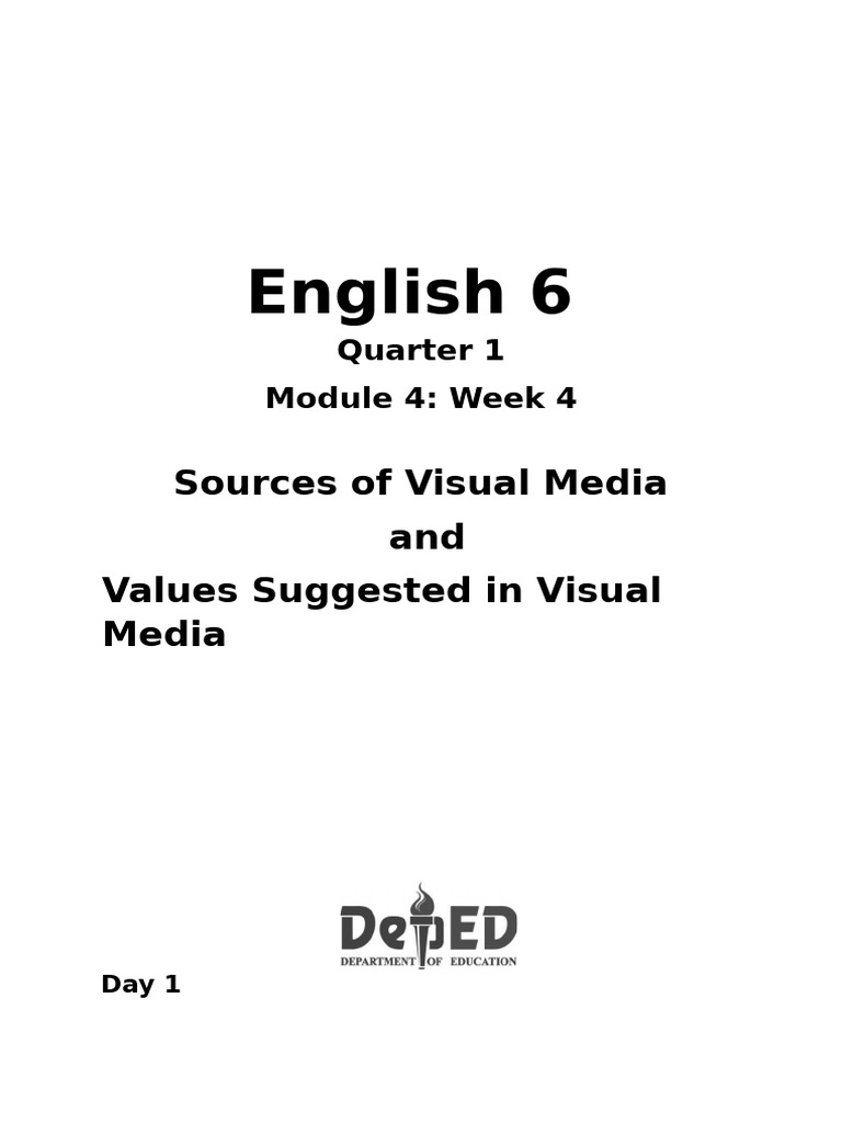 Grade 6 Quarter 1 English Module 4 Pdf Pdf