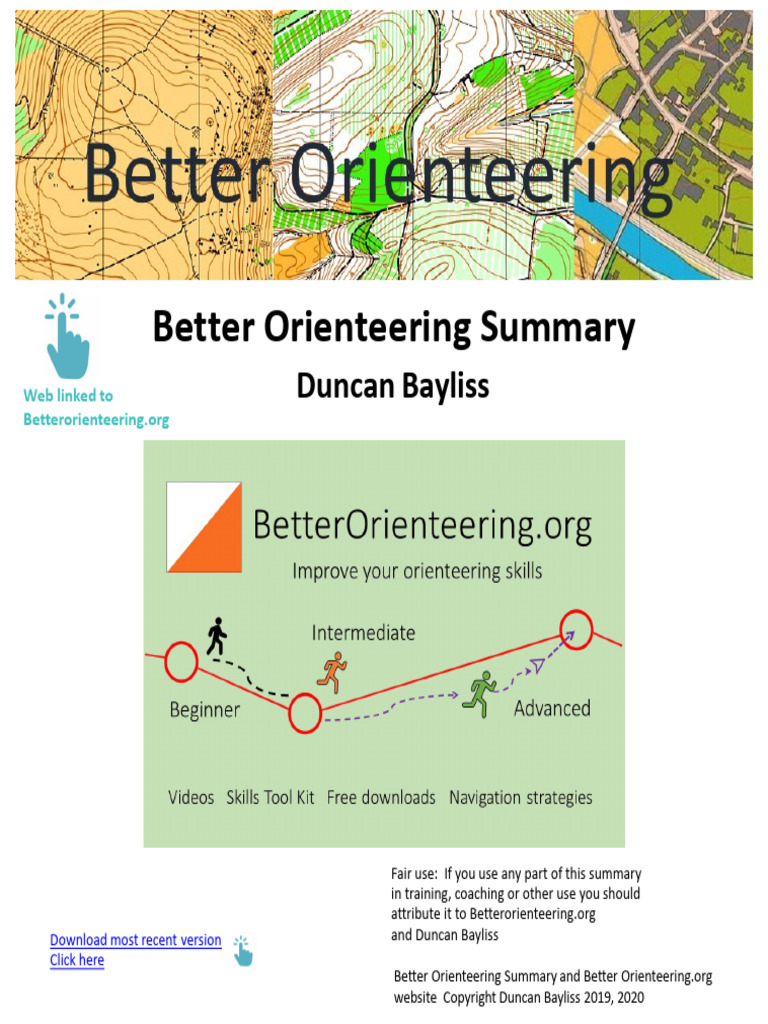Better Orienteering Summary v7-4 | PDF