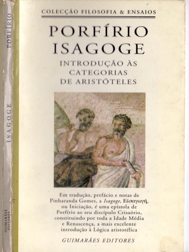 Isagoge - Introdução Às Categorias de Aristóteles | PDF | Aristóteles ...