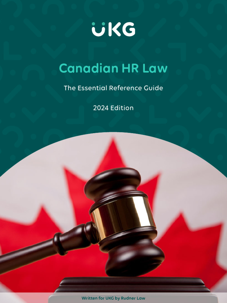 UKG - WP - Canadian HR Law Guide 2024 Final | PDF | Employment | Law