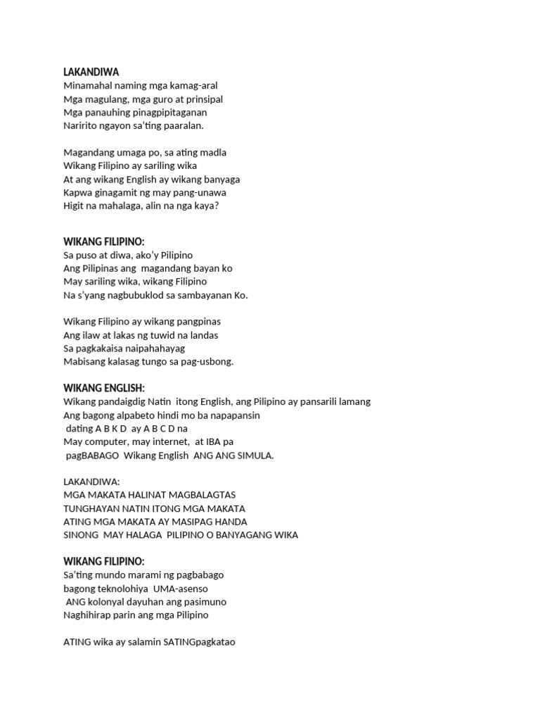 Balagtasan Script | PDF