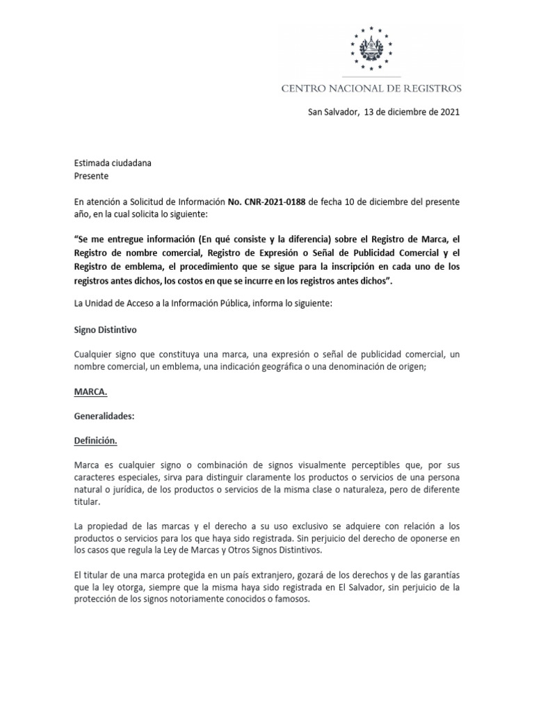 Anexo - CNR 2021 0188 | PDF