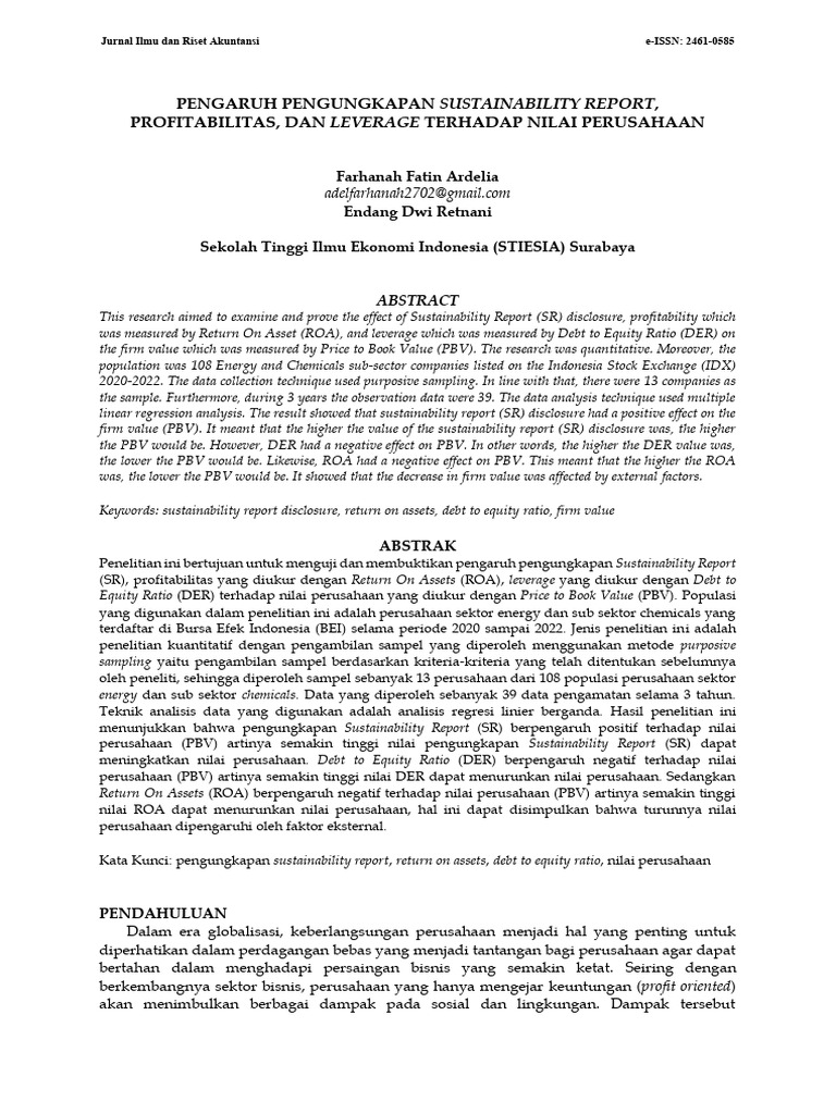 Ardelia, F. F., & Retnani, E. D. (2024) . | PDF