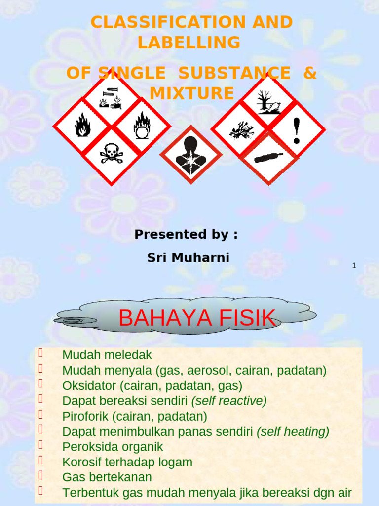 Classification and Labelling of Mixture | PDF