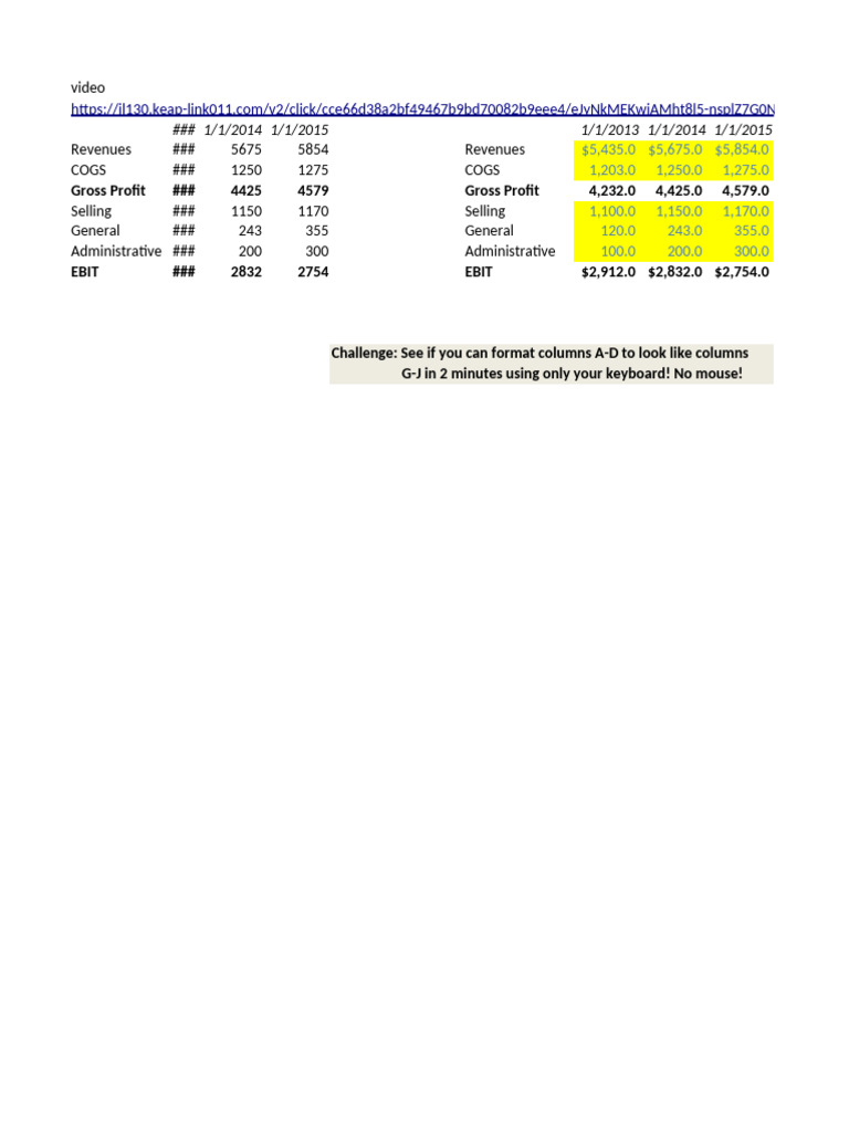 WSO Excel Challenge | PDF