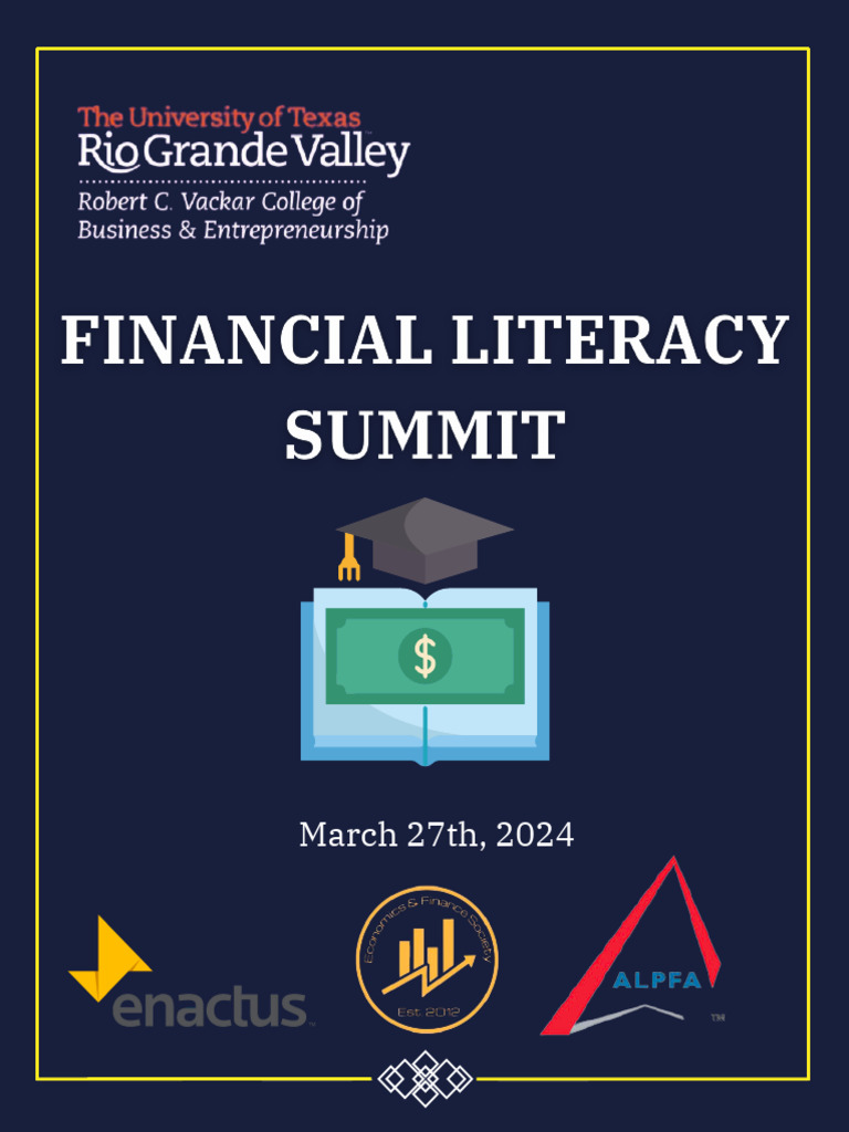 Financial Literacy Conference Agenda | PDF