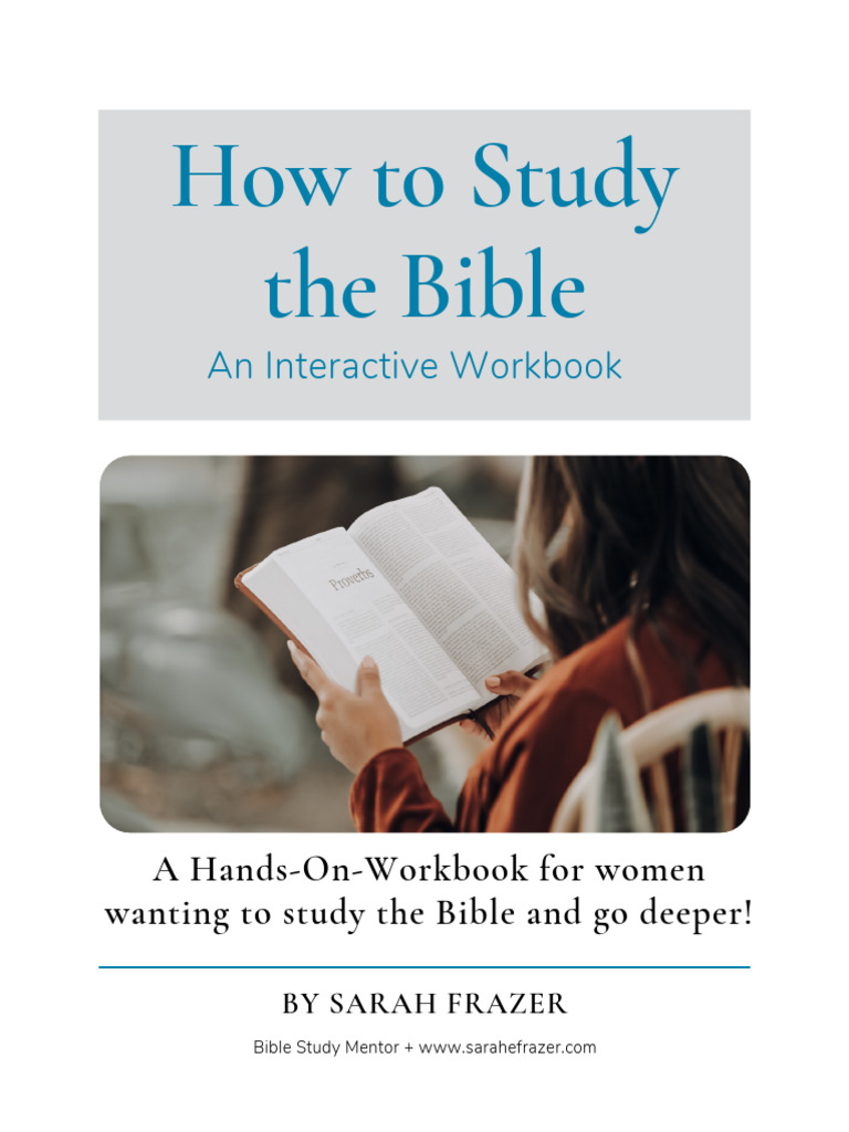 How To Study The Bible Workbook 2 | PDF