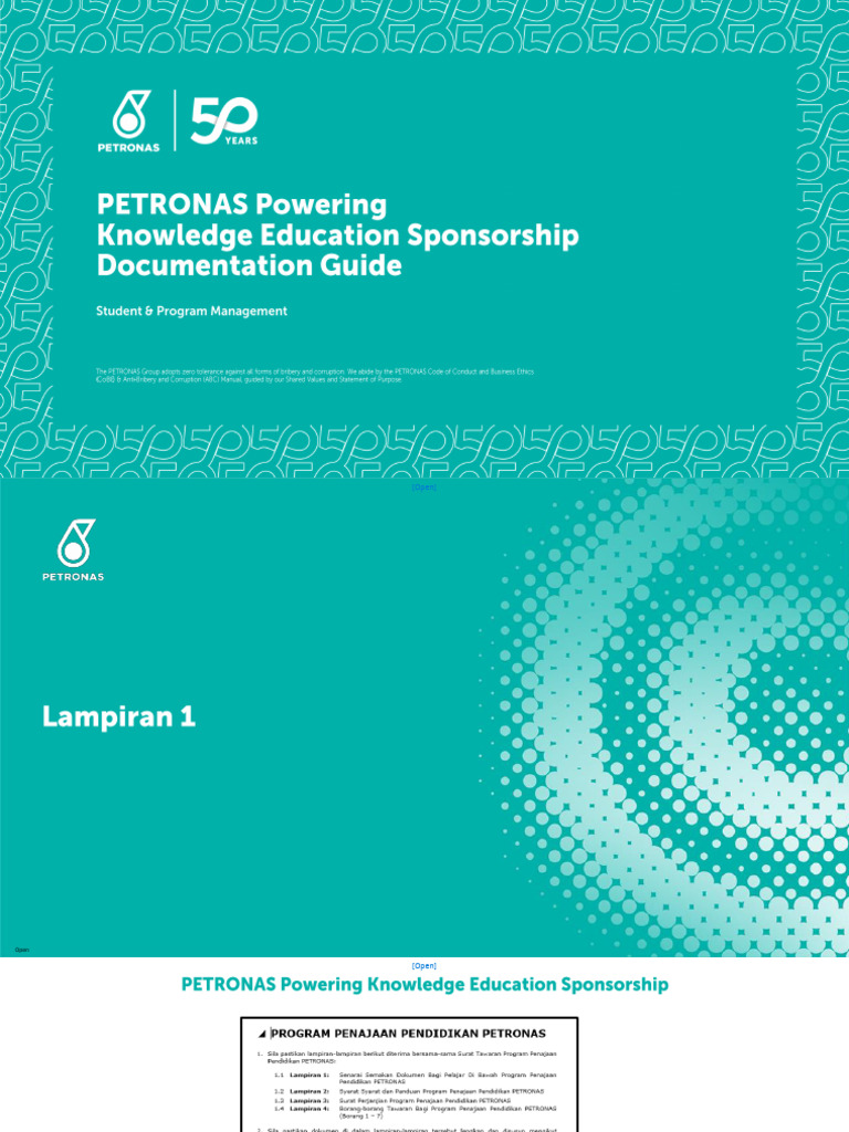 PETRONAS Powering Knowledge 2024 Documentation Guide | PDF