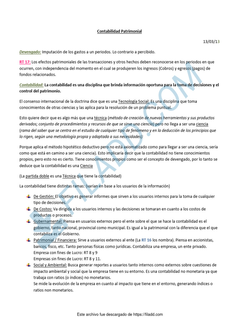 Contabilidad Patrimonial - 1er Parcial | PDF | normas internacionales de INFORMACION FINANCIERA ...