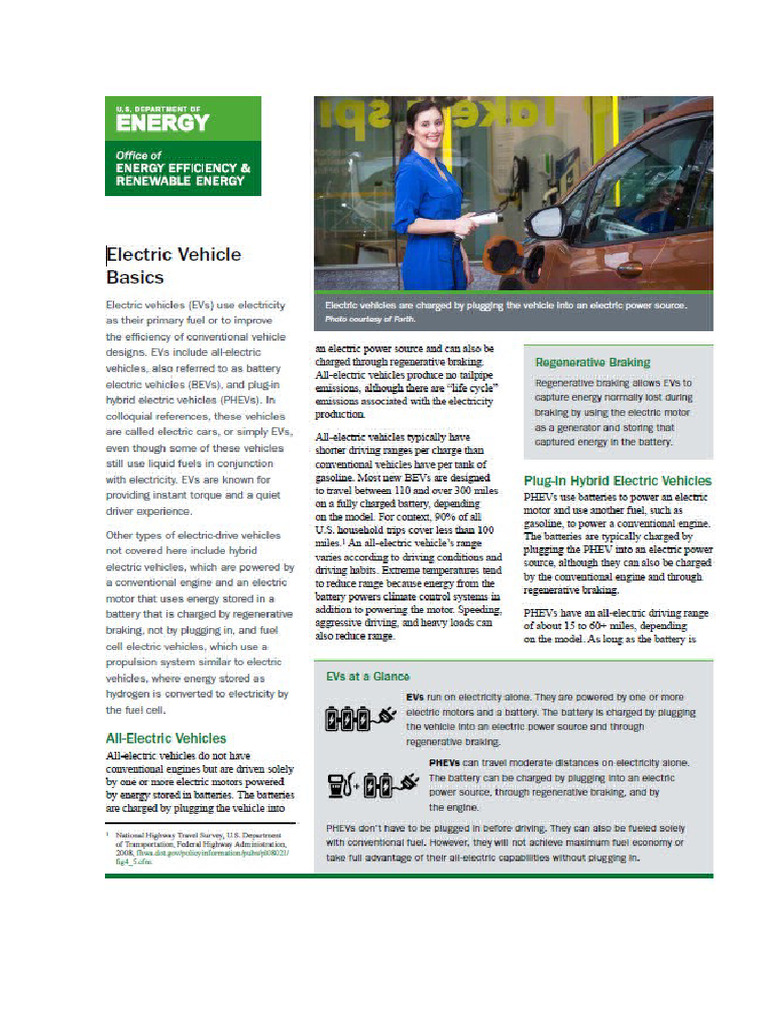 Basic of Electric Vehicle | PDF