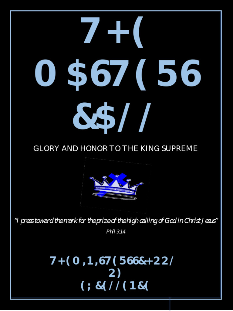 The Masters Call (Manuscript) | PDF