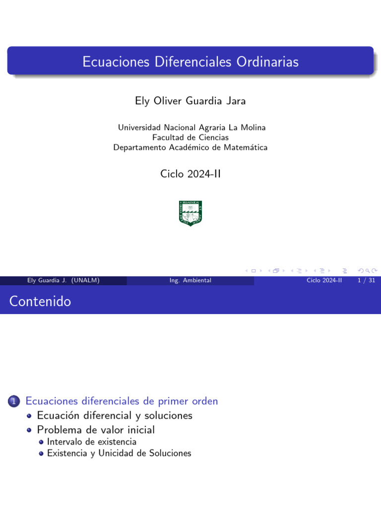 Edo 1orden v1 EGbeamer | PDF