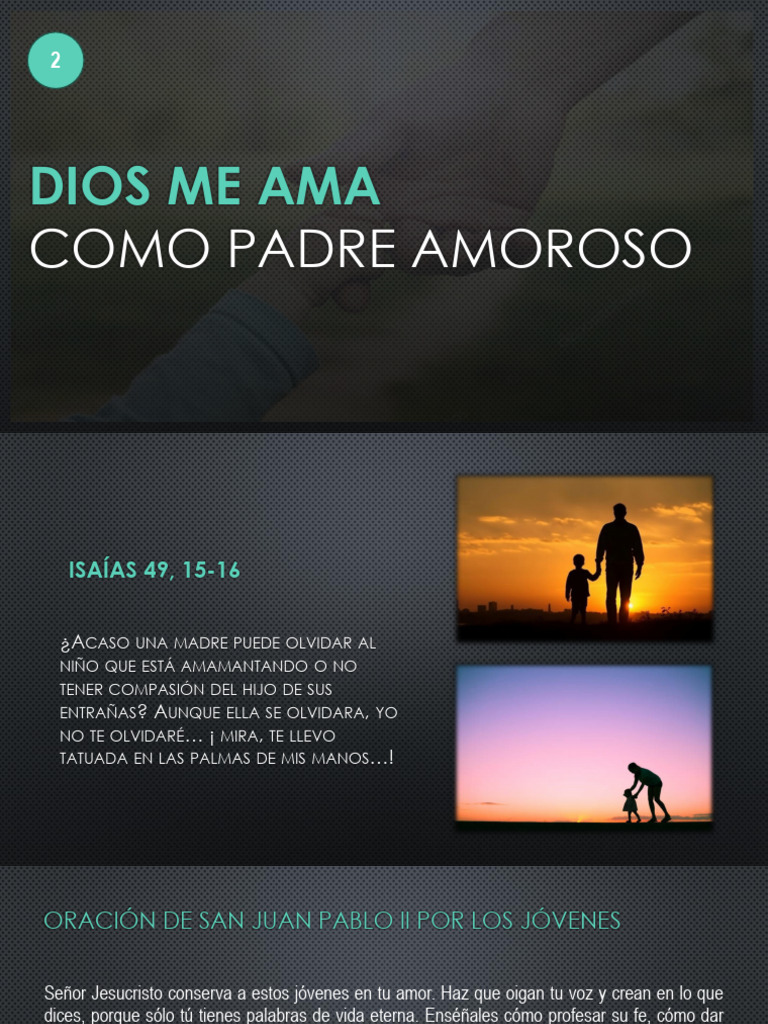 2 - Dios Me Ama Como Padre Amoroso - 2024 | PDF | Amor | Religión y ...