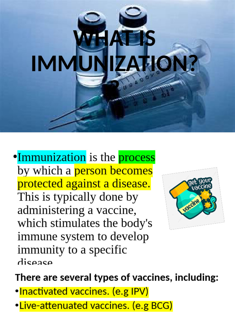 Immunization | PDF