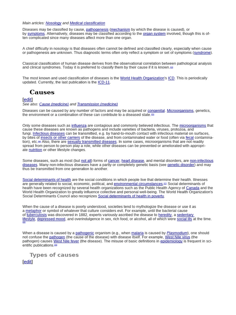 Types of Causes | PDF