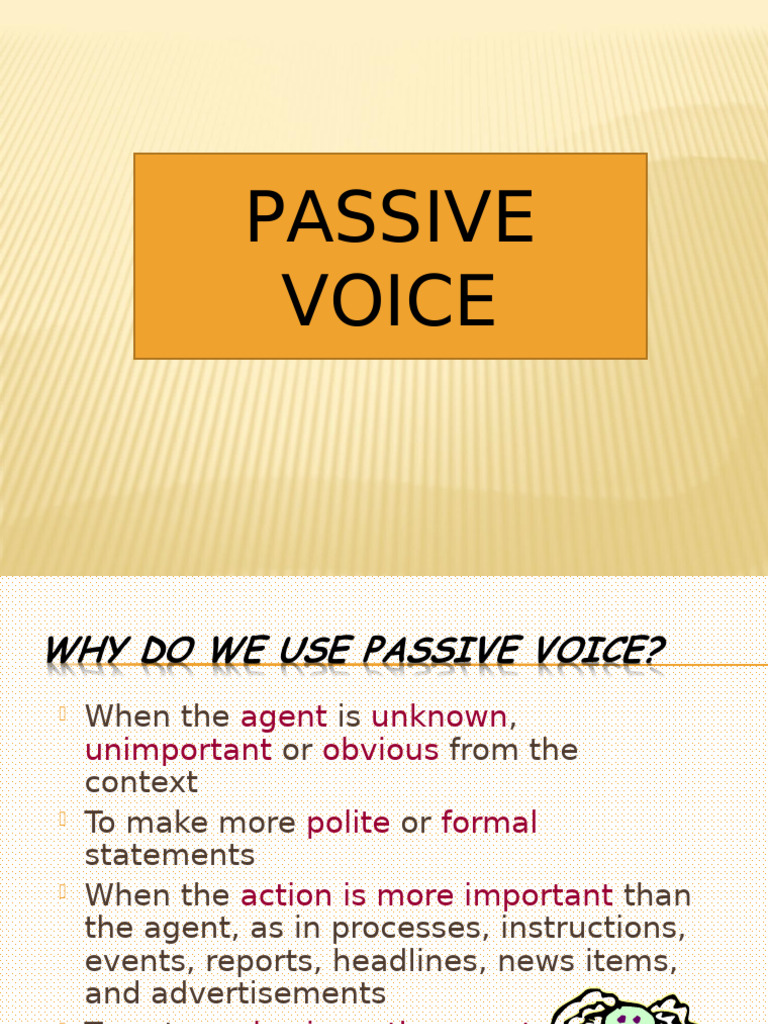 Passive Voice All Form | PDF
