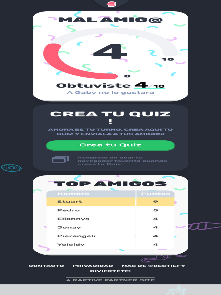 Beat This Quiz & Prove You'Re A Real Friend - Bestiefy | PDF