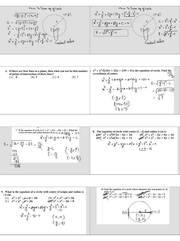 Co-Ordinate Geometry 19-12 - 218283 - Crwill-Invert | PDF