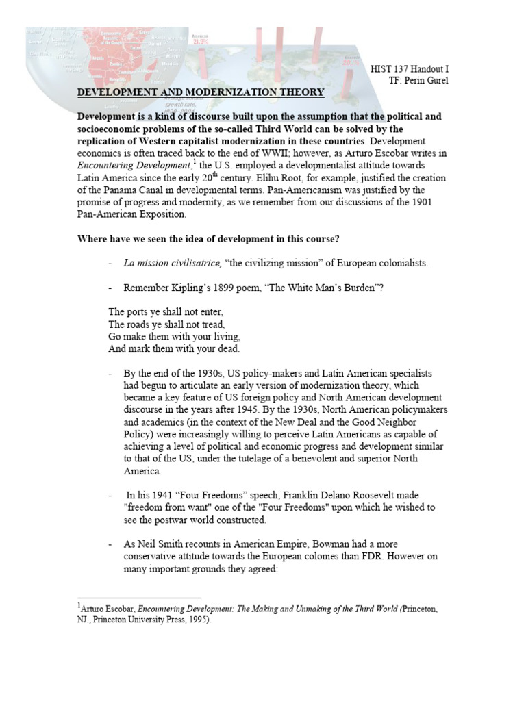 Development and Modernization Theory Han | PDF