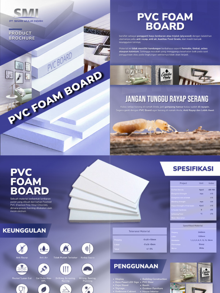 Brosur PVC FOAM BOARD - SMI | PDF