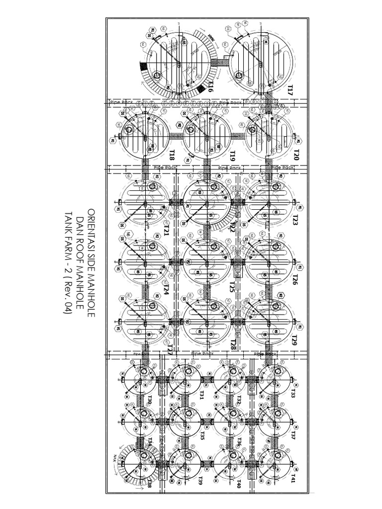 Tank Farm Manhole Orientation Guide | PDF