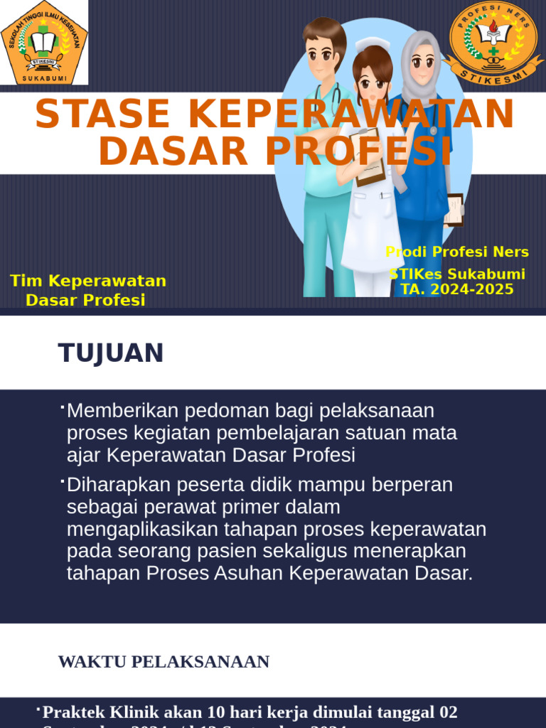 Stase Keperawatan Dasar Profesi - Mahasiswa | PDF