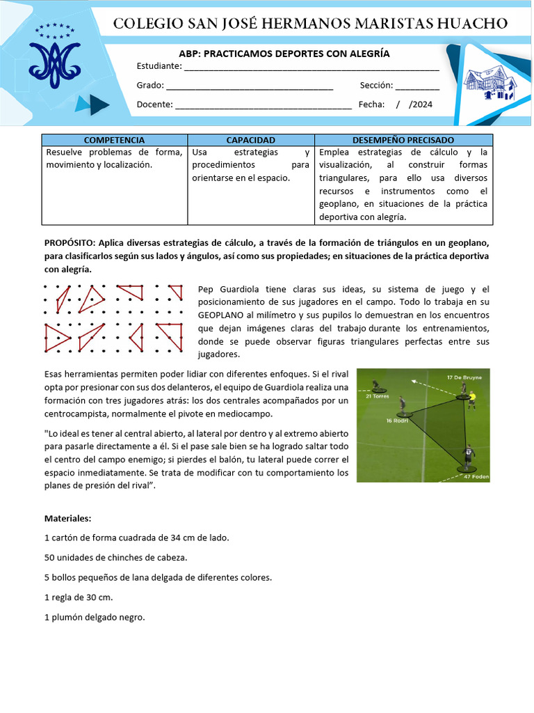 ABP - Triangulos - 4to Grado | PDF