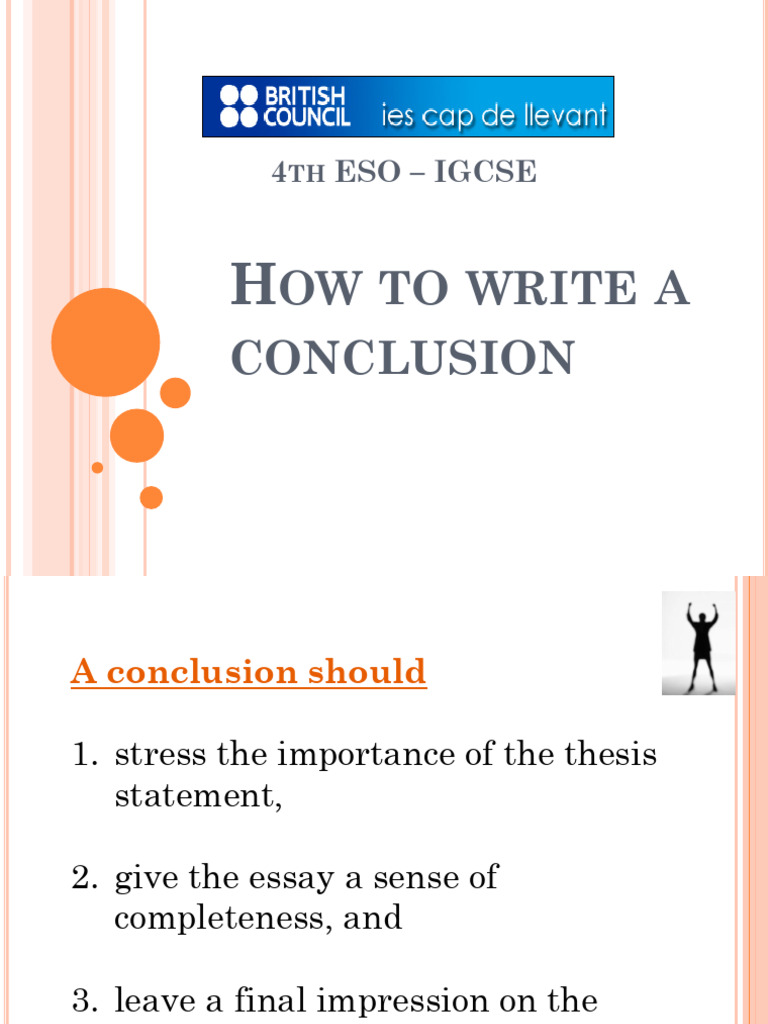 How To Write A Conclusion | PDF