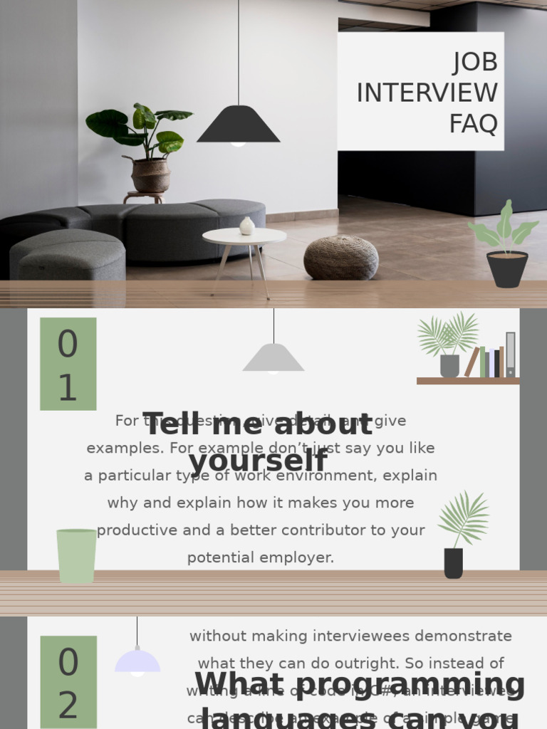 Job Interview Practice | PDF