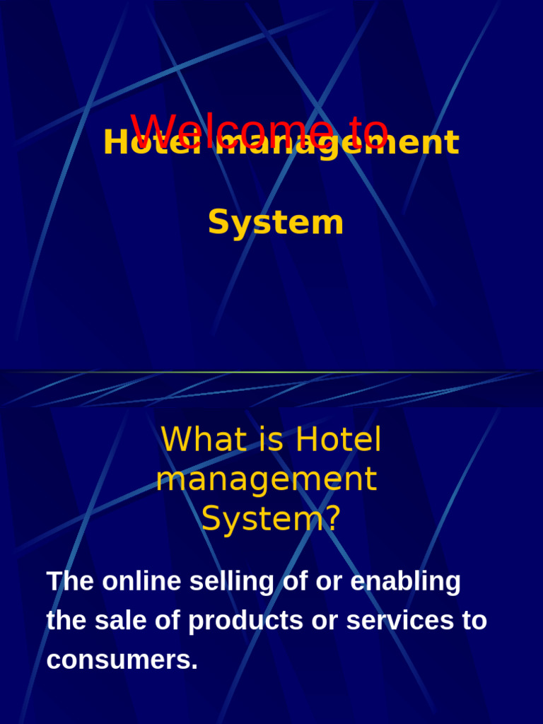 Hotel Management System | PDF