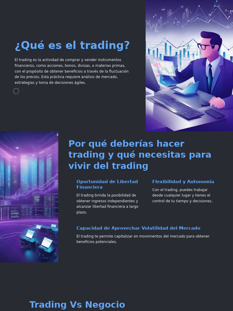 Presentacion Trading | PDF | Comerciante (Finanzas) | Negocios