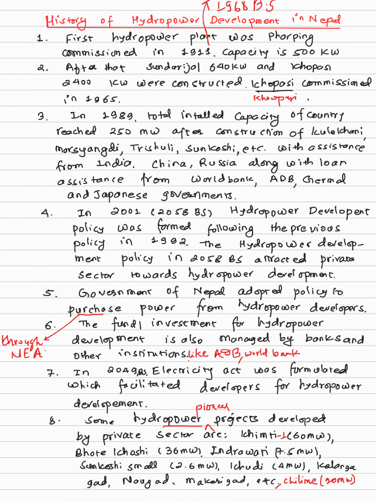 iHYDROPOWER - Handnote 2 | PDF