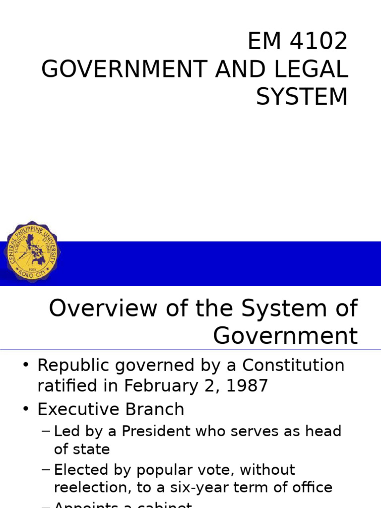 2 Government and Legal System | PDF