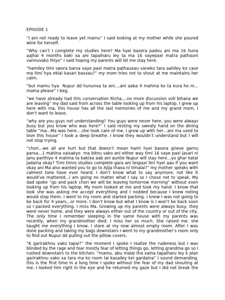 Episode 1 | PDF