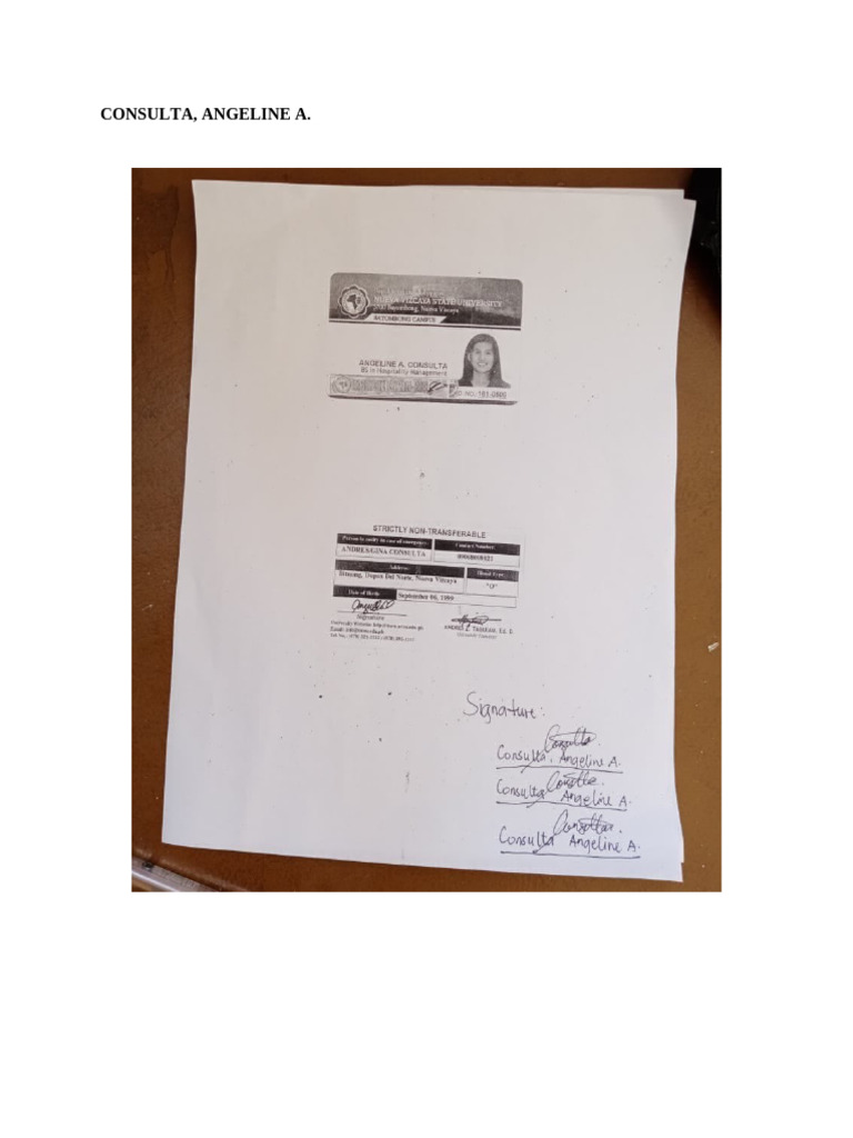 Consulta, Angeline A. | PDF