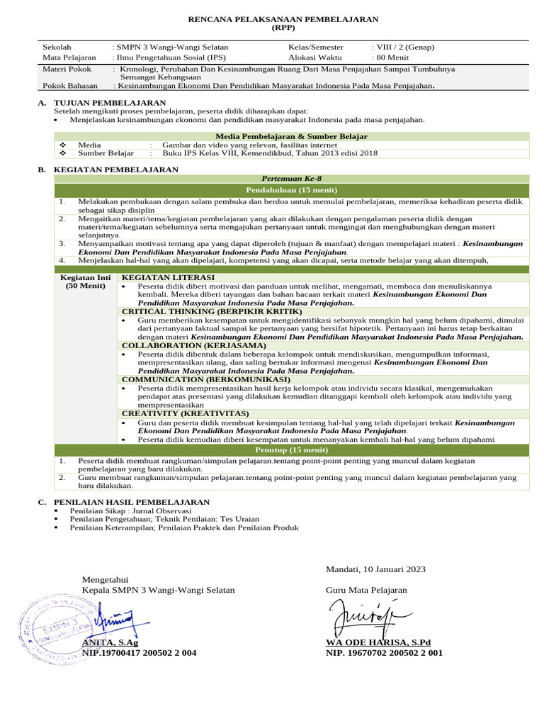 4.6 RPP Ii Ips 8 | PDF